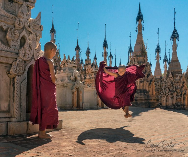 Myanmar 2020: The Flying Monks | Caryn Esplin | Fine Art Photography